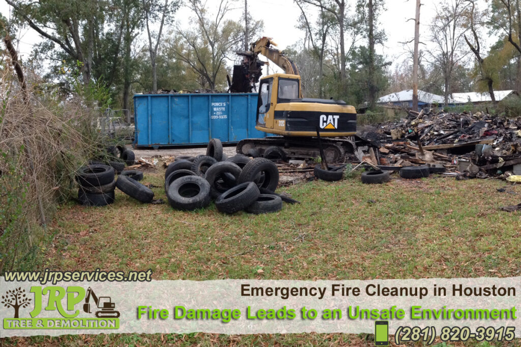 Emergency Fire Cleanup in Houston - JRP Tree & Demolition